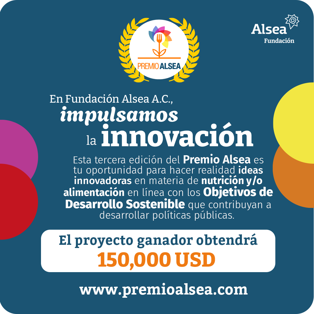 Noticias - Está por concluir la convocatoria de la tercera edición del Premio Alsea ¡Participa ...